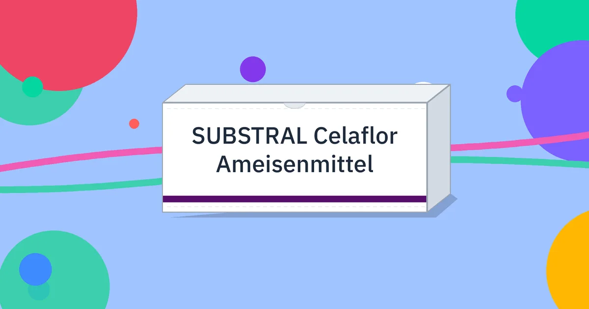 Symbolbild: Packung mit der Aufschrift SUBSTRAL Celaflor Ameisenmittel (PZN 15611117) – Verfügbarkeit und Bezug in Apotheken in Frankfurt am Main