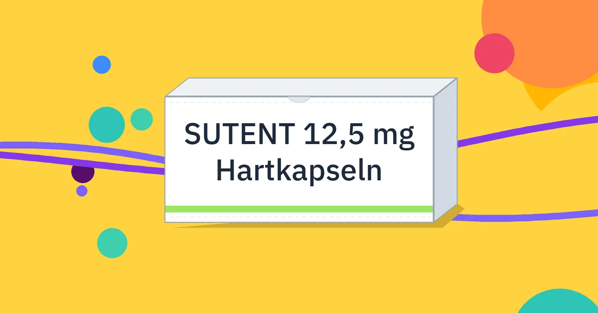 Symbolbild: Packung mit der Aufschrift SUTENT 12,5 mg Hartkapseln (PZN 15877418) – Verfügbarkeit und Bezug in Apotheken in Frankfurt am Main