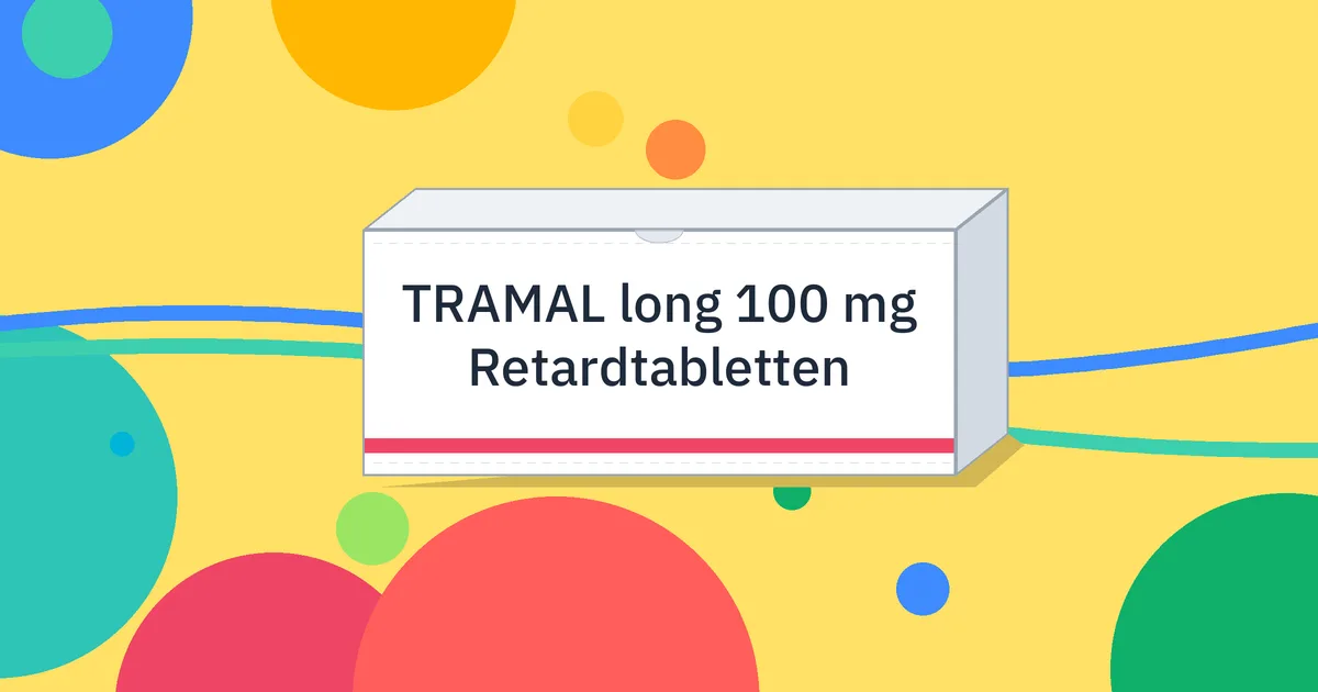 Symbolbild: Packung mit der Aufschrift TRAMAL long 100 mg Retardtabletten (PZN 00955058) – Verfügbarkeit und Bezug in Apotheken in Frankfurt am Main