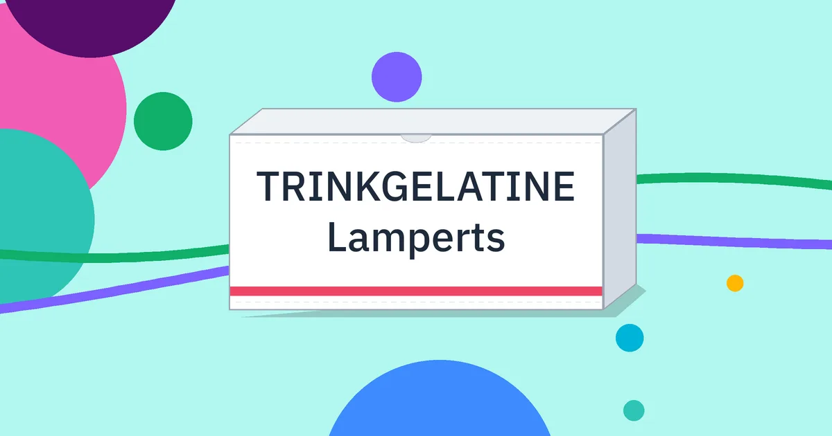 Symbolbild: Packung mit der Aufschrift TRINKGELATINE Lamperts (PZN 04944287) – Verfügbarkeit und Bezug in Apotheken in Frankfurt am Main