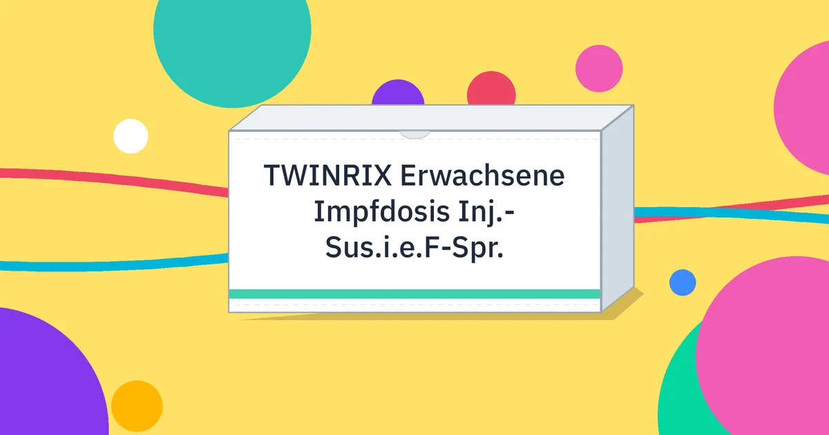 Symbolbild: Packung mit der Aufschrift TWINRIX Erwachsene Impfdosis Inj.-Sus.i.e.F-Spr. (PZN 03300435) – Verfügbarkeit und Bezug in Apotheken in Frankfurt am Main