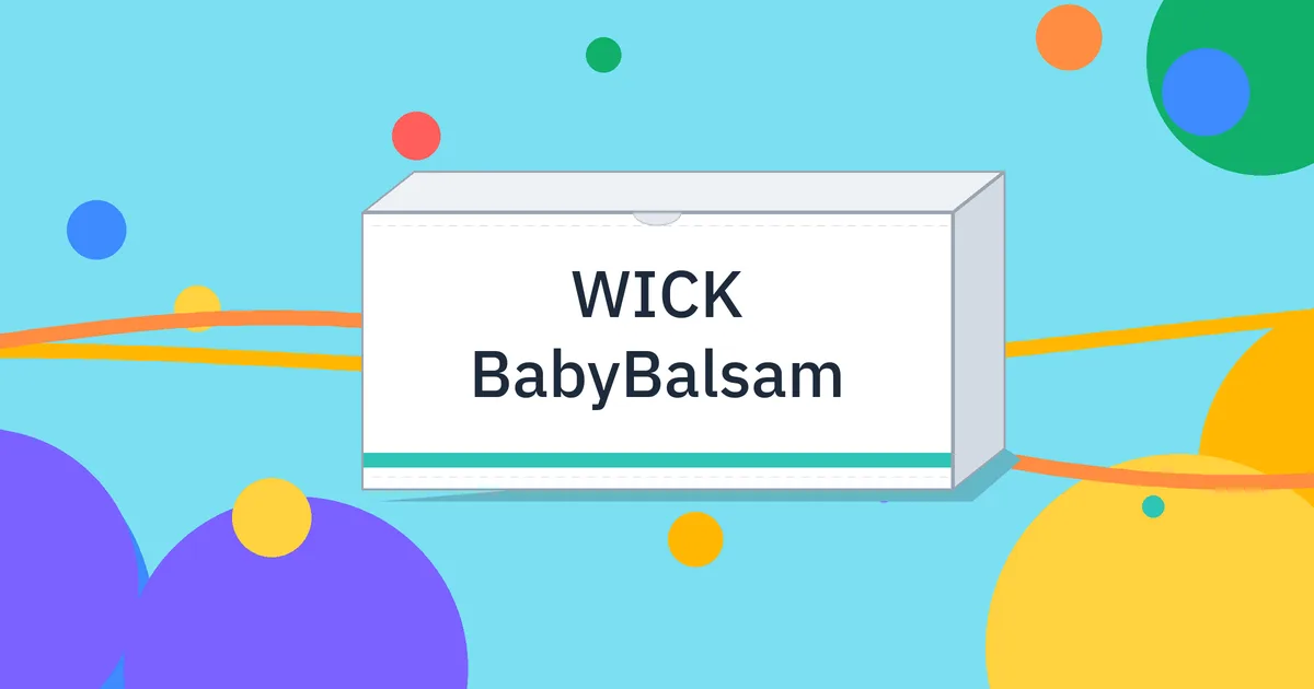 Symbolbild: Packung mit der Aufschrift WICK BabyBalsam (PZN 13427912) – Verfügbarkeit und Bezug in Apotheken in Frankfurt am Main