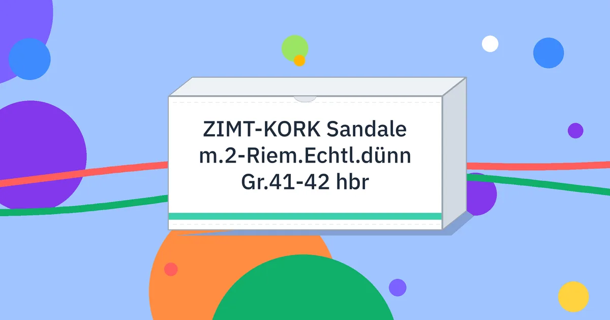 Symbolbild: Packung mit der Aufschrift ZIMT-KORK Sandale m.2-Riem.Echtl.dünn Gr.41-42 hbr (PZN 19729123) – Verfügbarkeit und Bezug in Apotheken in Frankfurt am Main