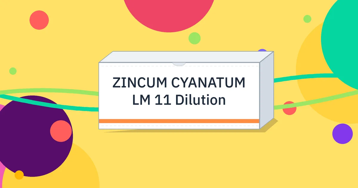 Symbolbild: Packung mit der Aufschrift ZINCUM CYANATUM LM 11 Dilution (PZN 13292286) – Verfügbarkeit und Bezug in Apotheken in Frankfurt am Main