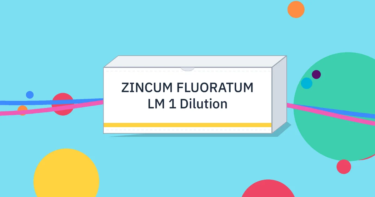 Symbolbild: Packung mit der Aufschrift ZINCUM FLUORATUM LM 1 Dilution (PZN 13292949) – Verfügbarkeit und Bezug in Apotheken in Frankfurt am Main