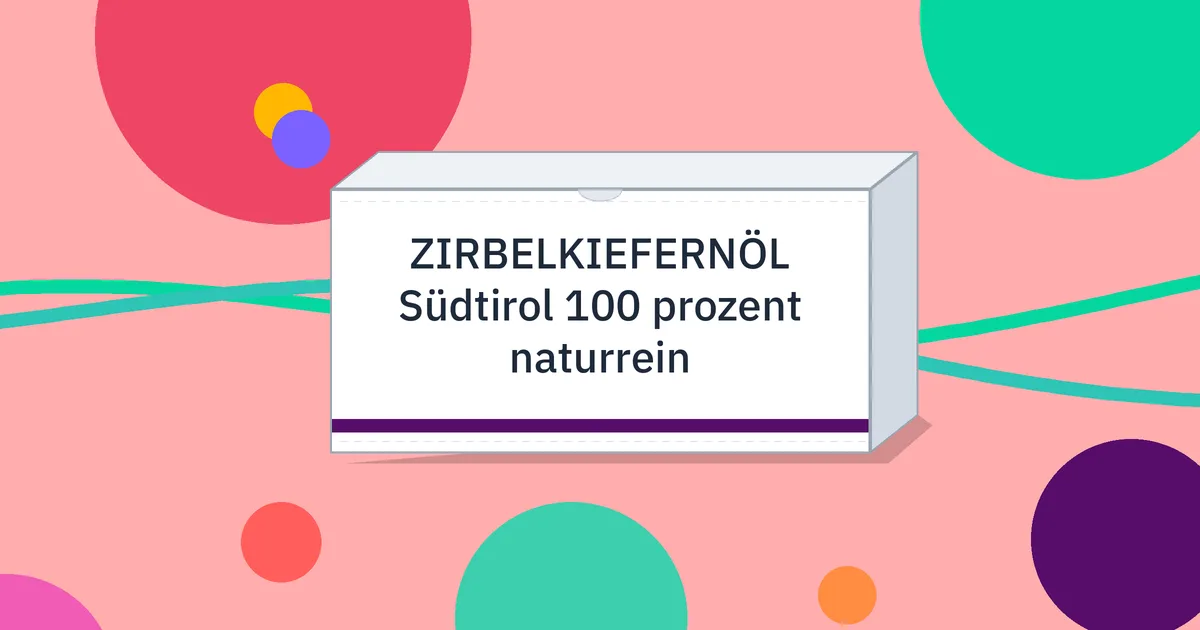 Symbolbild: Packung mit der Aufschrift ZIRBELKIEFERNÖL Südtirol 100 prozent naturrein (PZN 07798840) – Verfügbarkeit und Bezug in Apotheken in Frankfurt am Main
