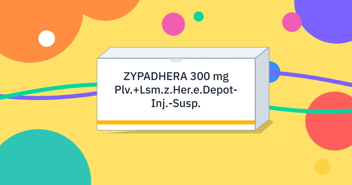 Symbolbild: Packung mit der Aufschrift ZYPADHERA 300 mg Plv.+Lsm.z.Her.e.Depot-Inj.-Susp. (PZN 09522906) – Verfügbarkeit und Bezug in Apotheken in Frankfurt am Main