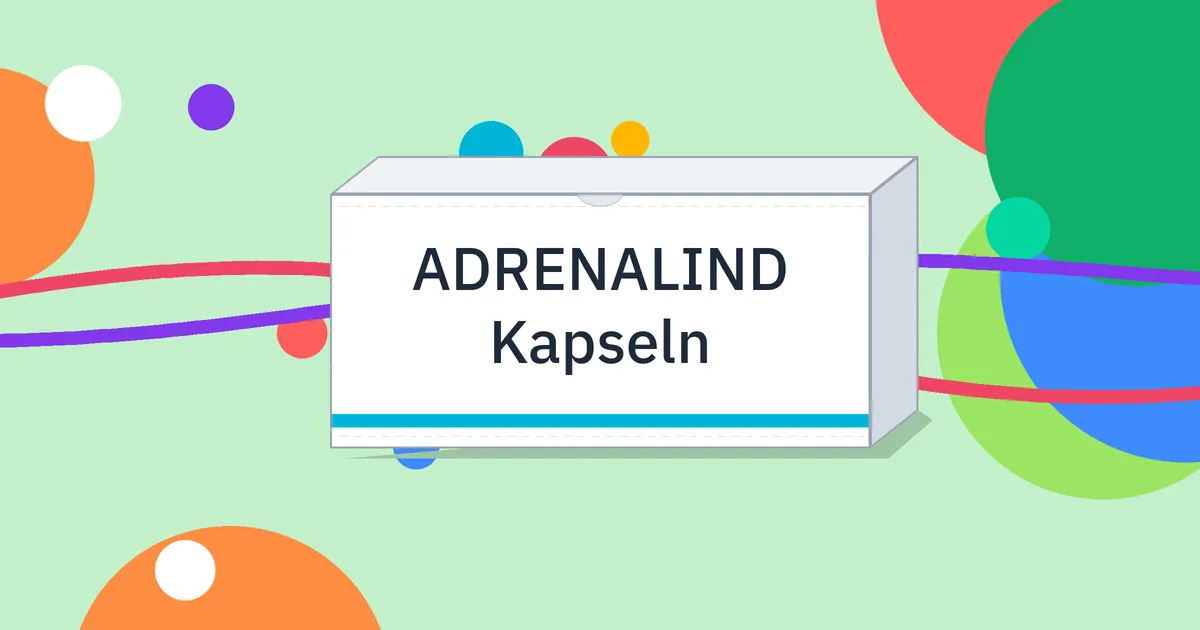 Symbolbild: Packung mit der Aufschrift ADRENALIND Kapseln (PZN 16770639) – Verfügbarkeit und Bezug in Apotheken in Frankfurt am Main