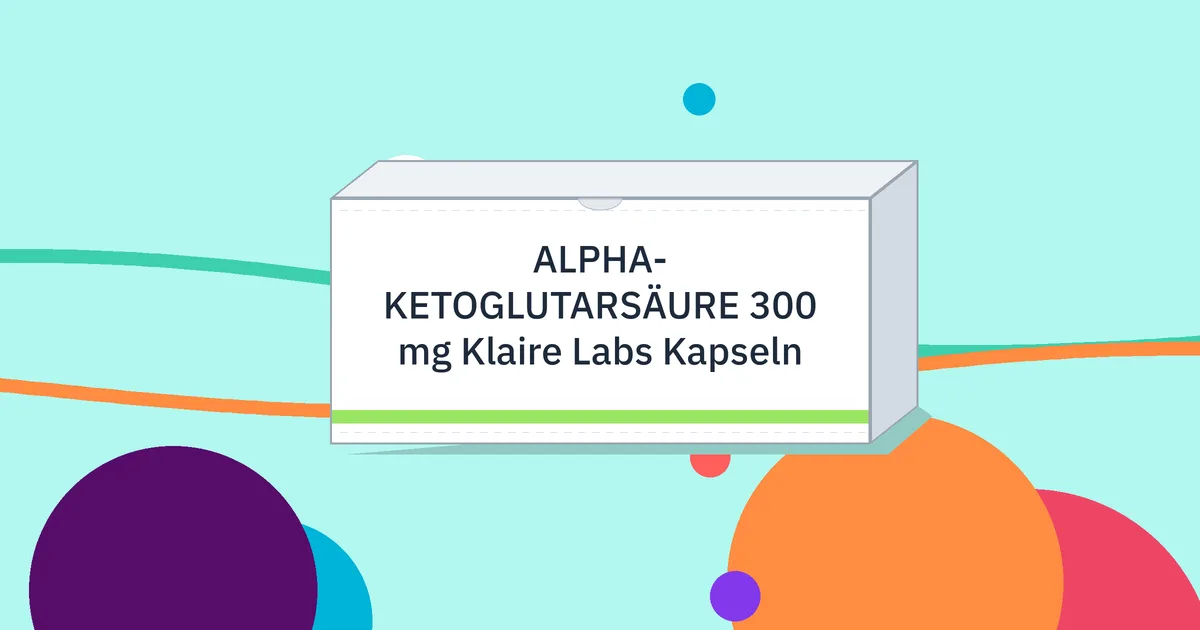 Symbolbild: Packung mit der Aufschrift ALPHA-KETOGLUTARSÄURE 300 mg Klaire Labs Kapseln (PZN 17522240) – Verfügbarkeit und Bezug in Apotheken in Frankfurt am Main