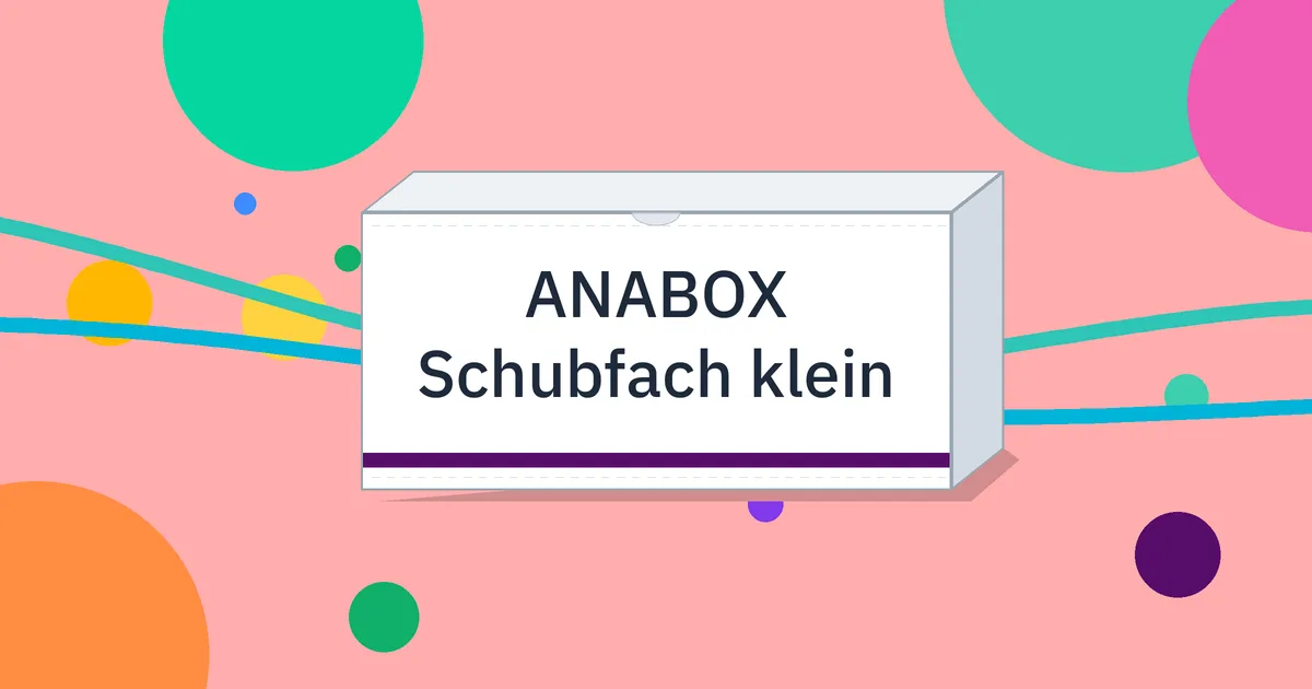 Symbolbild: Packung mit der Aufschrift ANABOX Schubfach klein (PZN 01500302) – Verfügbarkeit und Bezug in Apotheken in Frankfurt am Main