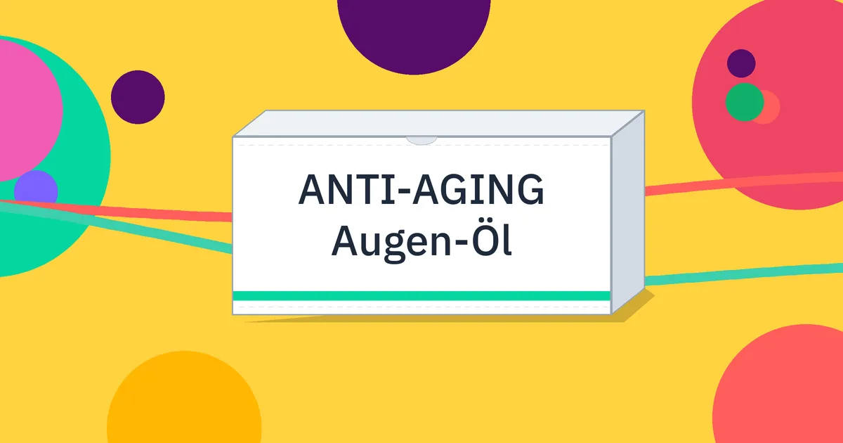 Symbolbild: Packung mit der Aufschrift ANTI-AGING Augen-Öl (PZN 17950875) – Verfügbarkeit und Bezug in Apotheken in Frankfurt am Main