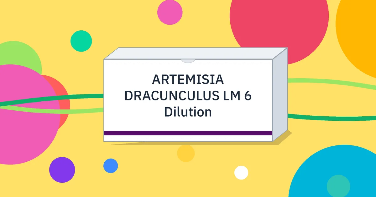 Symbolbild: Packung mit der Aufschrift ARTEMISIA DRACUNCULUS LM 6 Dilution (PZN 13394070) – Verfügbarkeit und Bezug in Apotheken in Frankfurt am Main