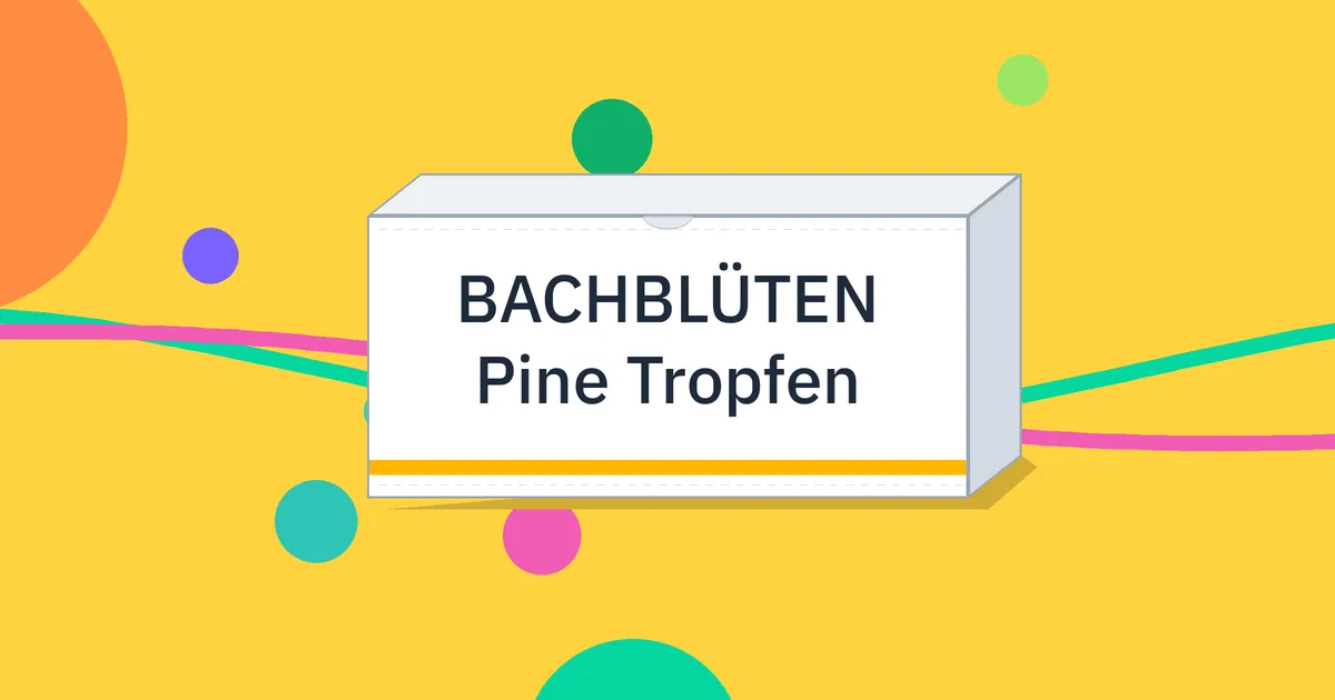 Symbolbild: Packung mit der Aufschrift BACHBLÜTEN Pine Tropfen (PZN 08737349) – Verfügbarkeit und Bezug in Apotheken in Frankfurt am Main
