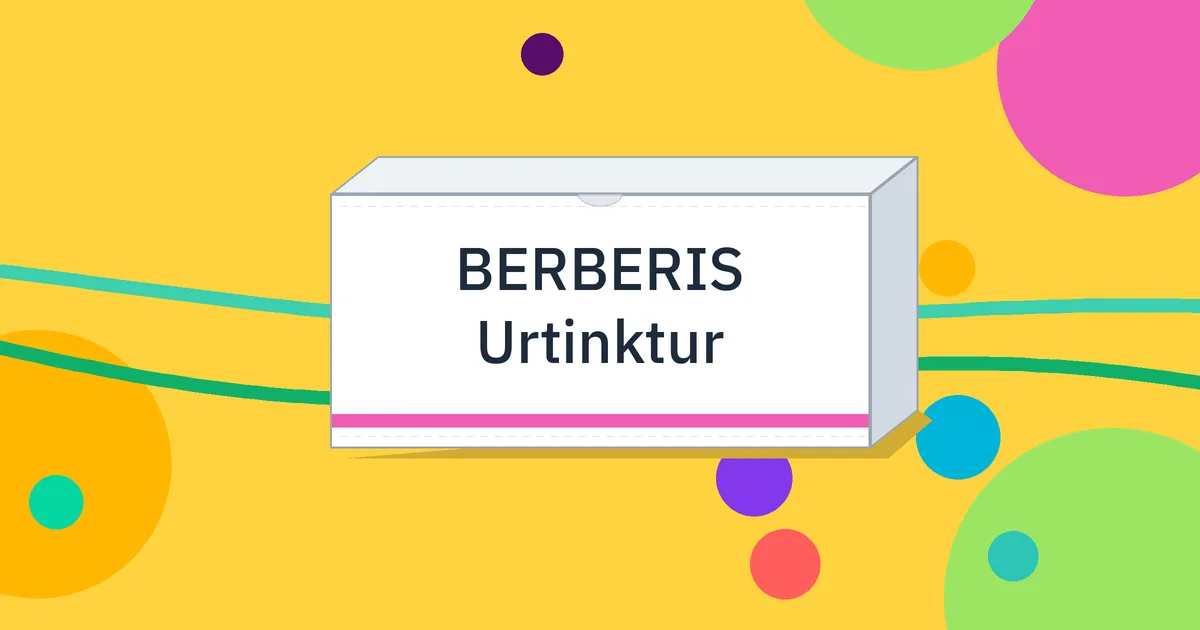 Symbolbild: Packung mit der Aufschrift BERBERIS Urtinktur (PZN 02401186) – Verfügbarkeit und Bezug in Apotheken in Frankfurt am Main