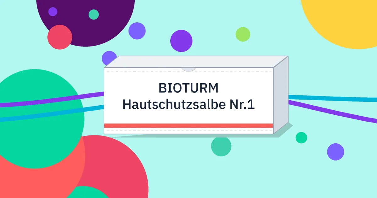 Symbolbild: Packung mit der Aufschrift BIOTURM Hautschutzsalbe Nr.1 (PZN 09207990) – Verfügbarkeit und Bezug in Apotheken in Frankfurt am Main
