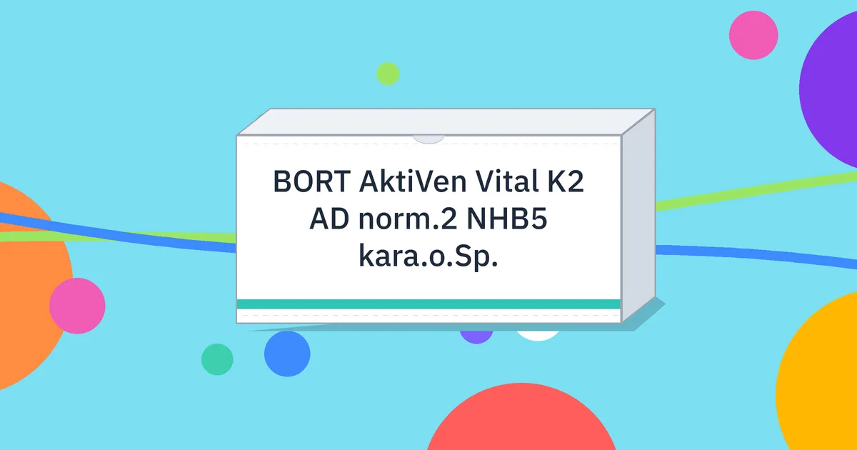 Symbolbild: Packung mit der Aufschrift BORT AktiVen Vital K2 AD norm.2 NHB5 kara.o.Sp. (PZN 17492740) – Verfügbarkeit und Bezug in Apotheken in Frankfurt am Main