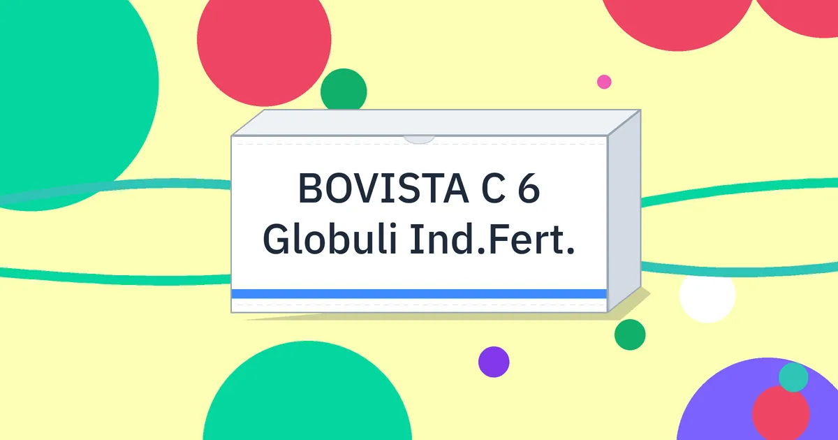 Symbolbild: Packung mit der Aufschrift BOVISTA C 6 Globuli Ind.Fert. (PZN 17717736) – Verfügbarkeit und Bezug in Apotheken in Frankfurt am Main