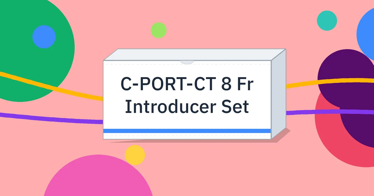 Symbolbild: Packung mit der Aufschrift C-PORT-CT 8 Fr Introducer Set (PZN 19231972) – Verfügbarkeit und Bezug in Apotheken in Frankfurt am Main