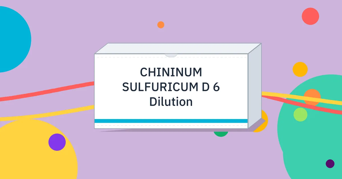 Symbolbild: Packung mit der Aufschrift CHININUM SULFURICUM D 6 Dilution (PZN 02610731) – Verfügbarkeit und Bezug in Apotheken in Frankfurt am Main