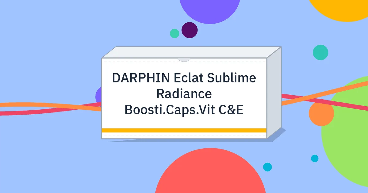 Symbolbild: Packung mit der Aufschrift DARPHIN Eclat Sublime Radiance Boosti.Caps.Vit C&E (PZN 18704977) – Verfügbarkeit und Bezug in Apotheken in Frankfurt am Main