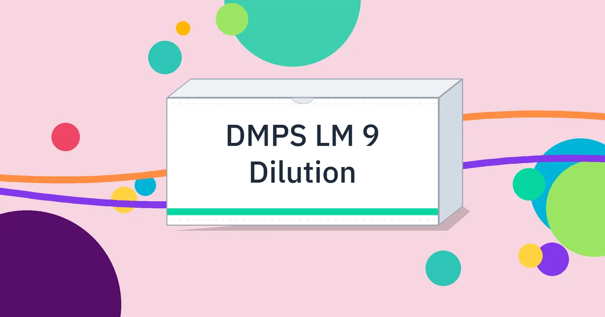 Symbolbild: Packung mit der Aufschrift DMPS LM 9 Dilution (PZN 13466042) – Verfügbarkeit und Bezug in Apotheken in Frankfurt am Main