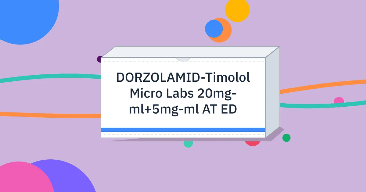 Symbolbild: Packung mit der Aufschrift DORZOLAMID-Timolol Micro Labs 20mg-ml+5mg-ml AT ED (PZN 17871101) – Verfügbarkeit und Bezug in Apotheken in Frankfurt am Main
