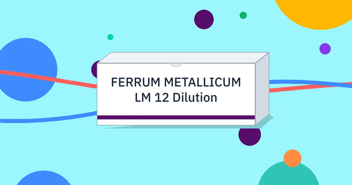Symbolbild: Packung mit der Aufschrift FERRUM METALLICUM LM 12 Dilution (PZN 06921511) – Verfügbarkeit und Bezug in Apotheken in Frankfurt am Main