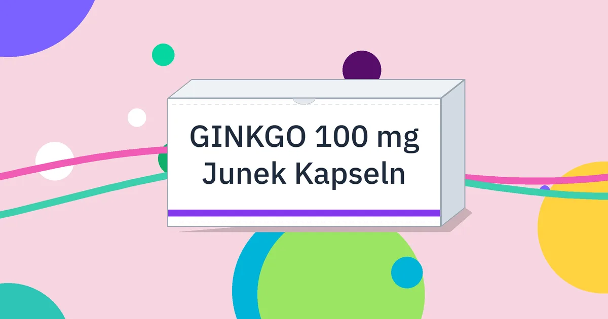 Symbolbild: Packung mit der Aufschrift GINKGO 100 mg Junek Kapseln (PZN 01644076) – Verfügbarkeit und Bezug in Apotheken in Frankfurt am Main