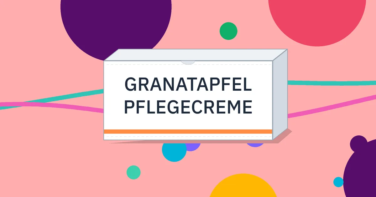 Symbolbild: Packung mit der Aufschrift GRANATAPFEL PFLEGECREME (PZN 09895694) – Verfügbarkeit und Bezug in Apotheken in Frankfurt am Main