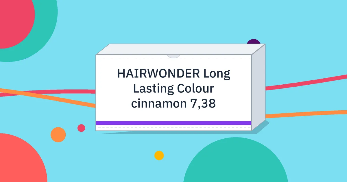 Symbolbild: Packung mit der Aufschrift HAIRWONDER Long Lasting Colour cinnamon 7,38 (PZN 20630453) – Verfügbarkeit und Bezug in Apotheken in Frankfurt am Main