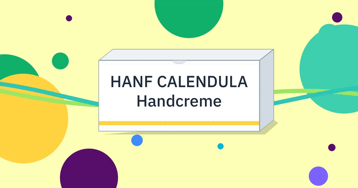 Symbolbild: Packung mit der Aufschrift HANF CALENDULA Handcreme (PZN 12373841) – Verfügbarkeit und Bezug in Apotheken in Frankfurt am Main