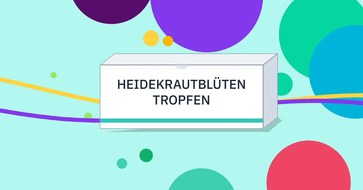 Symbolbild: Packung mit der Aufschrift HEIDEKRAUTBLÜTEN TROPFEN (PZN 18780866) – Verfügbarkeit und Bezug in Apotheken in Frankfurt am Main