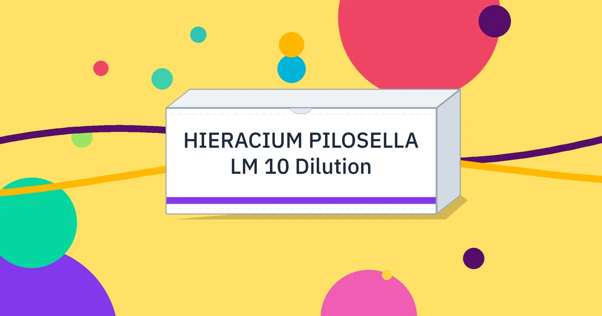 Symbolbild: Packung mit der Aufschrift HIERACIUM PILOSELLA LM 10 Dilution (PZN 13553462) – Verfügbarkeit und Bezug in Apotheken in Frankfurt am Main
