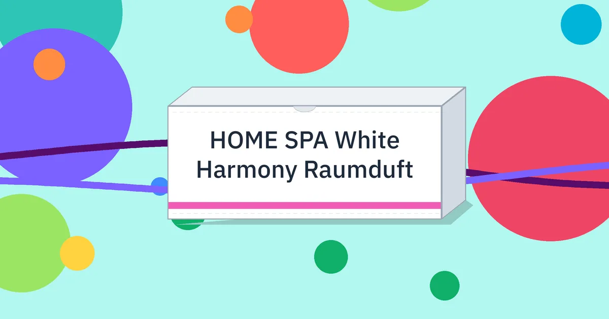Symbolbild: Packung mit der Aufschrift HOME SPA White Harmony Raumduft (PZN 18678033) – Verfügbarkeit und Bezug in Apotheken in Frankfurt am Main
