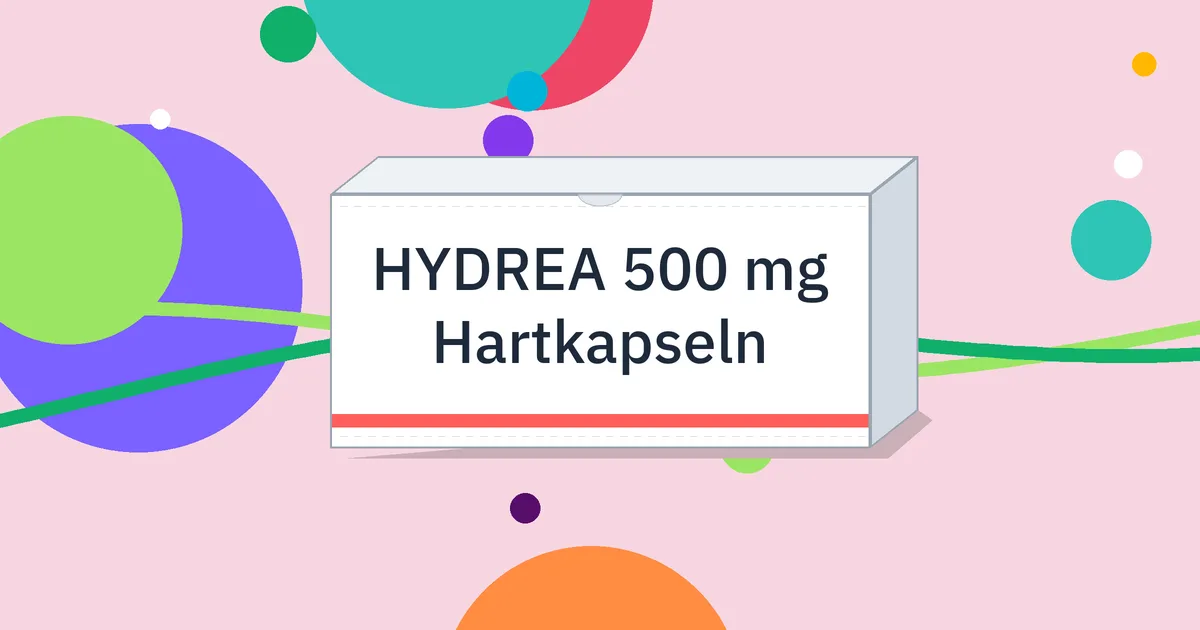 Symbolbild: Packung mit der Aufschrift HYDREA 500 mg Hartkapseln (PZN 04031641) – Verfügbarkeit und Bezug in Apotheken in Frankfurt am Main