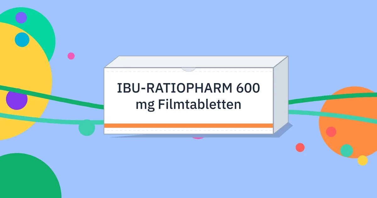Symbolbild: Packung mit der Aufschrift IBU-RATIOPHARM 600 mg Filmtabletten (PZN 08531323) – Verfügbarkeit und Bezug in Apotheken in Frankfurt am Main