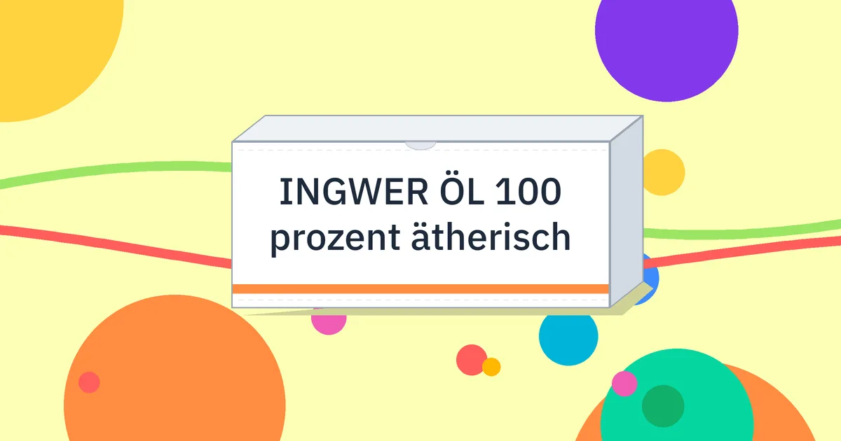 Symbolbild: Packung mit der Aufschrift INGWER ÖL 100 prozent ätherisch (PZN 07204496) – Verfügbarkeit und Bezug in Apotheken in Frankfurt am Main