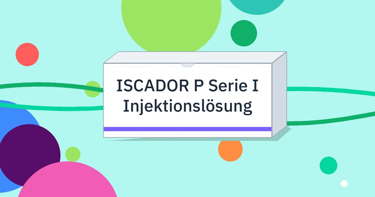 Symbolbild: Packung mit der Aufschrift ISCADOR P Serie I Injektionslösung (PZN 09751297) – Verfügbarkeit und Bezug in Apotheken in Frankfurt am Main