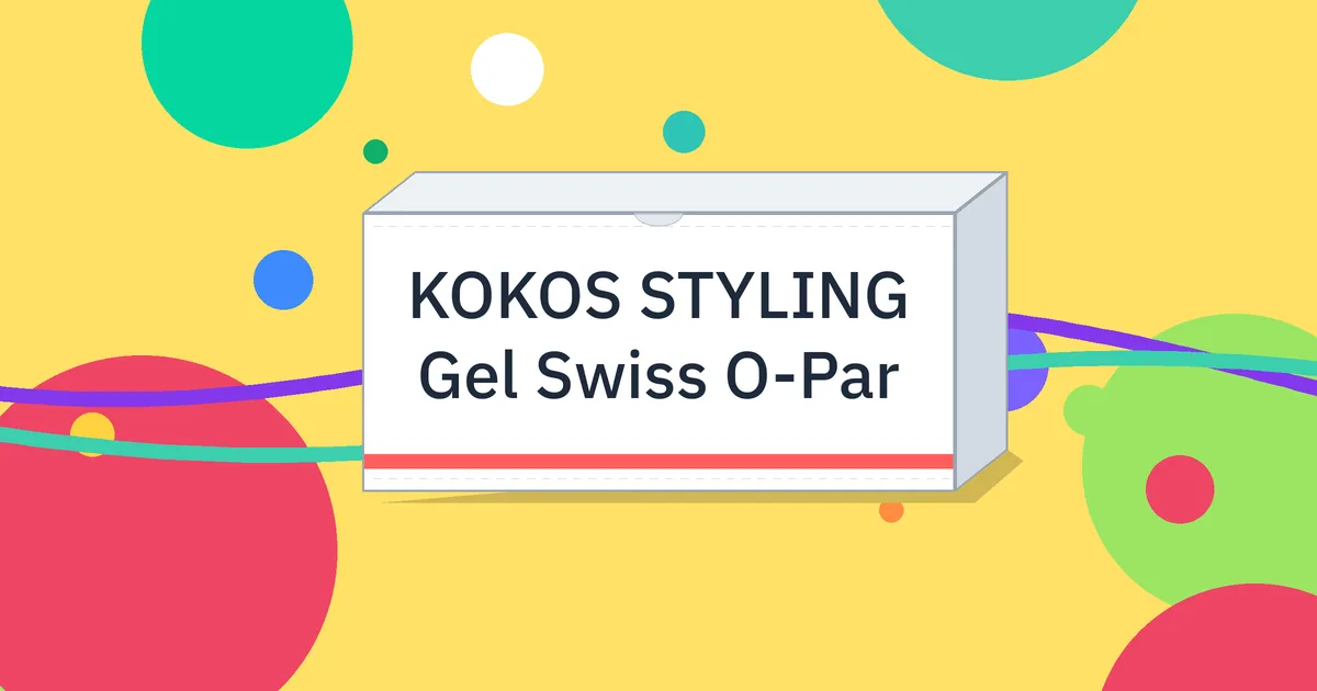 Symbolbild: Packung mit der Aufschrift KOKOS STYLING Gel Swiss O-Par (PZN 12360962) – Verfügbarkeit und Bezug in Apotheken in Frankfurt am Main