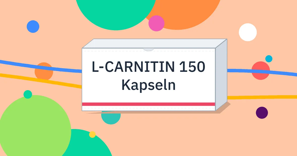 Symbolbild: Packung mit der Aufschrift L-CARNITIN 150 Kapseln (PZN 06336971) – Verfügbarkeit und Bezug in Apotheken in Frankfurt am Main