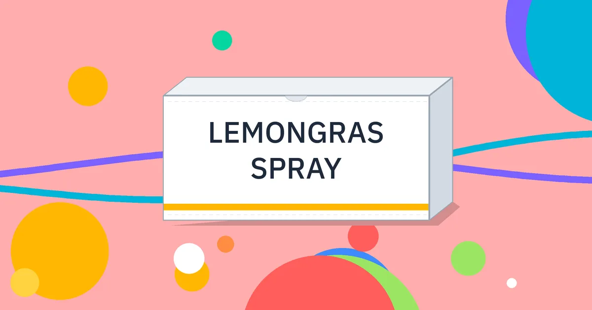 Symbolbild: Packung mit der Aufschrift LEMONGRAS SPRAY (PZN 11713068) – Verfügbarkeit und Bezug in Apotheken in Frankfurt am Main