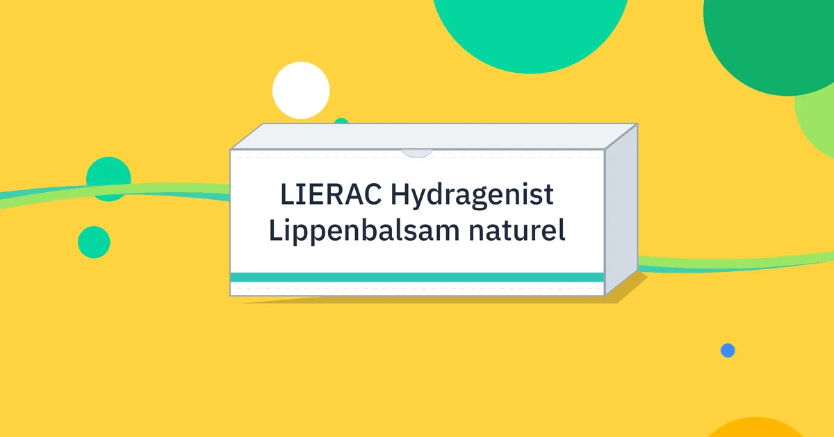 Symbolbild: Packung mit der Aufschrift LIERAC Hydragenist Lippenbalsam naturel (PZN 13357608) – Verfügbarkeit und Bezug in Apotheken in Frankfurt am Main
