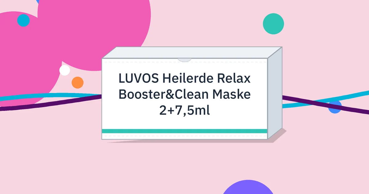 Symbolbild: Packung mit der Aufschrift LUVOS Heilerde Relax Booster&Clean Maske 2+7,5ml (PZN 16036046) – Verfügbarkeit und Bezug in Apotheken in Frankfurt am Main
