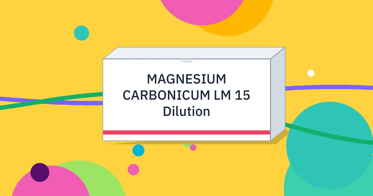Symbolbild: Packung mit der Aufschrift MAGNESIUM CARBONICUM LM 15 Dilution (PZN 12937048) – Verfügbarkeit und Bezug in Apotheken in Frankfurt am Main