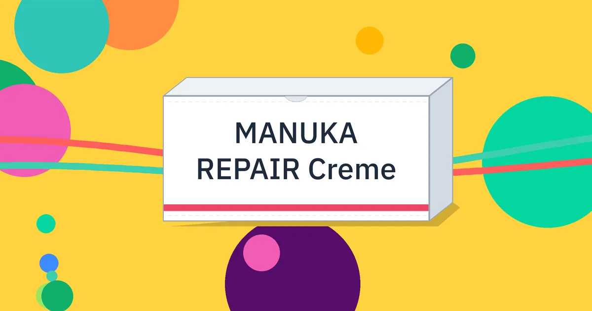 Symbolbild: Packung mit der Aufschrift MANUKA REPAIR Creme (PZN 14140779) – Verfügbarkeit und Bezug in Apotheken in Frankfurt am Main