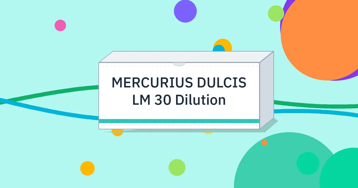 Symbolbild: Packung mit der Aufschrift MERCURIUS DULCIS LM 30 Dilution (PZN 12951568) – Verfügbarkeit und Bezug in Apotheken in Frankfurt am Main