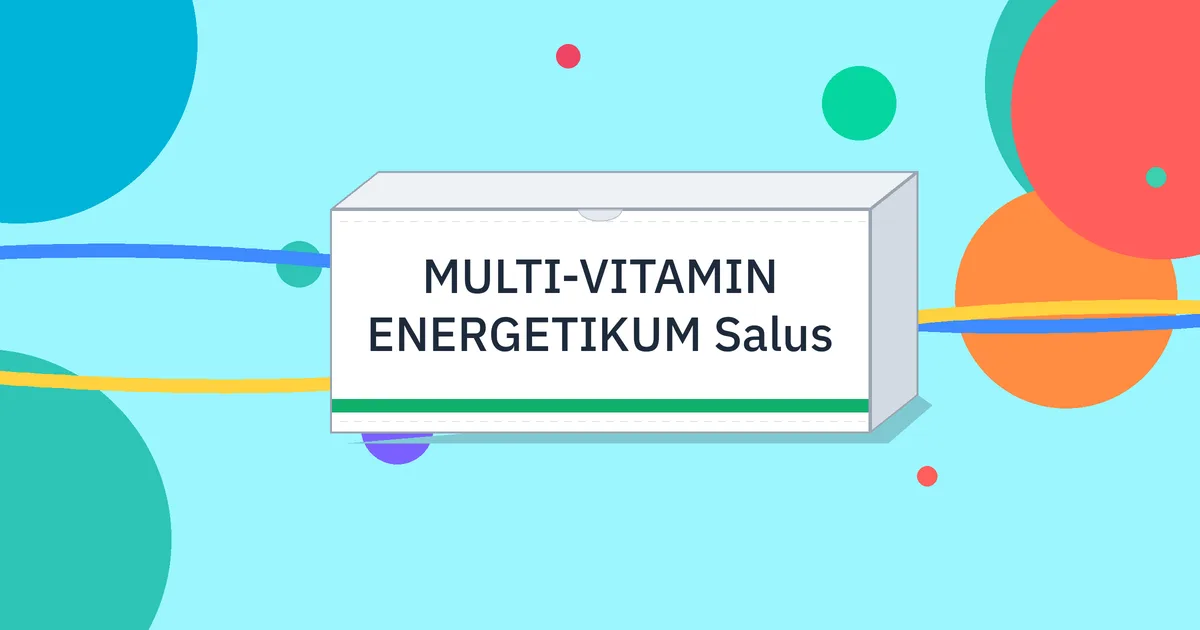 Symbolbild: Packung mit der Aufschrift MULTI-VITAMIN ENERGETIKUM Salus (PZN 09189855) – Verfügbarkeit und Bezug in Apotheken in Frankfurt am Main