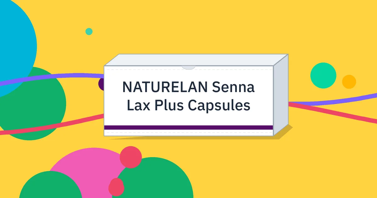 Symbolbild: Packung mit der Aufschrift NATURELAN Senna Lax Plus Capsules (PZN 20103788) – Verfügbarkeit und Bezug in Apotheken in Frankfurt am Main