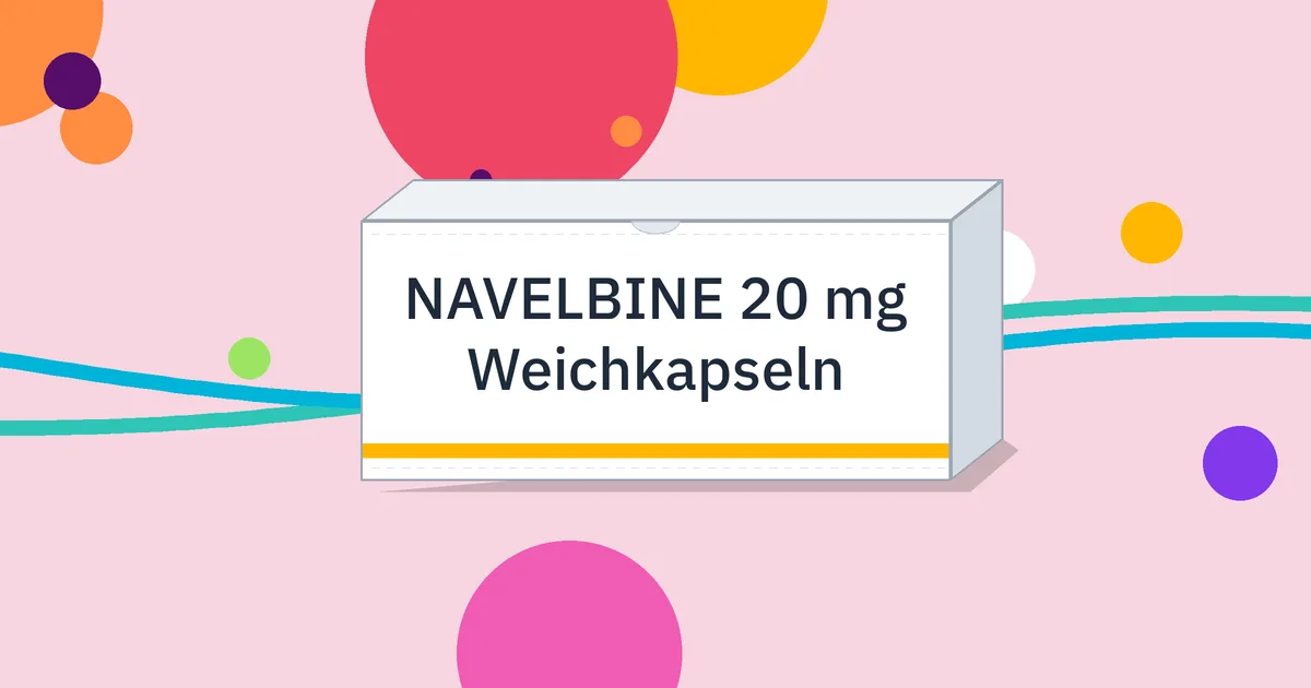 Symbolbild: Packung mit der Aufschrift NAVELBINE 20 mg Weichkapseln (PZN 04163420) – Verfügbarkeit und Bezug in Apotheken in Frankfurt am Main