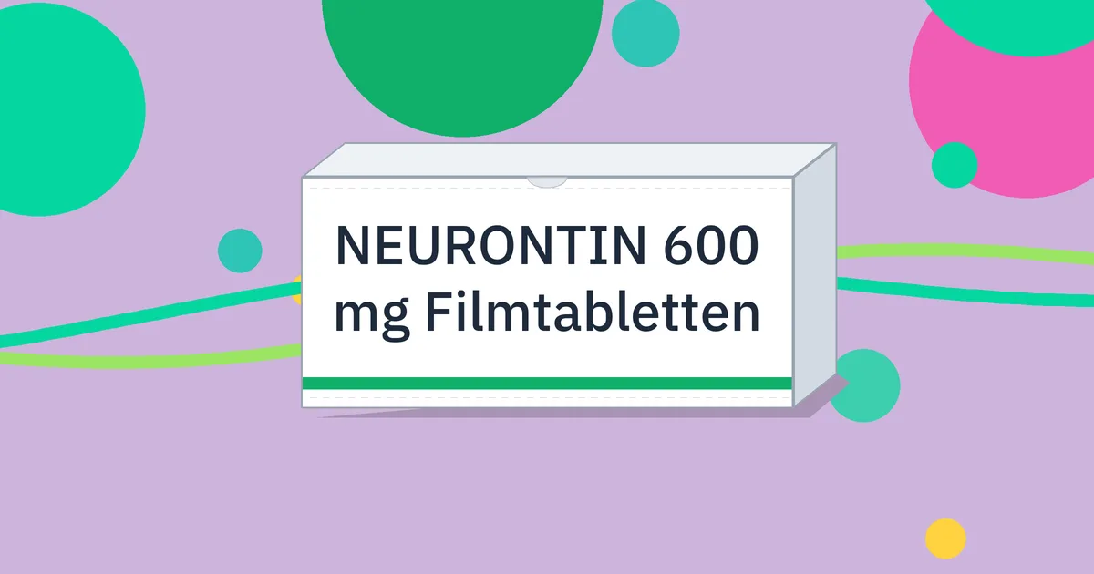 Symbolbild: Packung mit der Aufschrift NEURONTIN 600 mg Filmtabletten (PZN 03995733) – Verfügbarkeit und Bezug in Apotheken in Frankfurt am Main